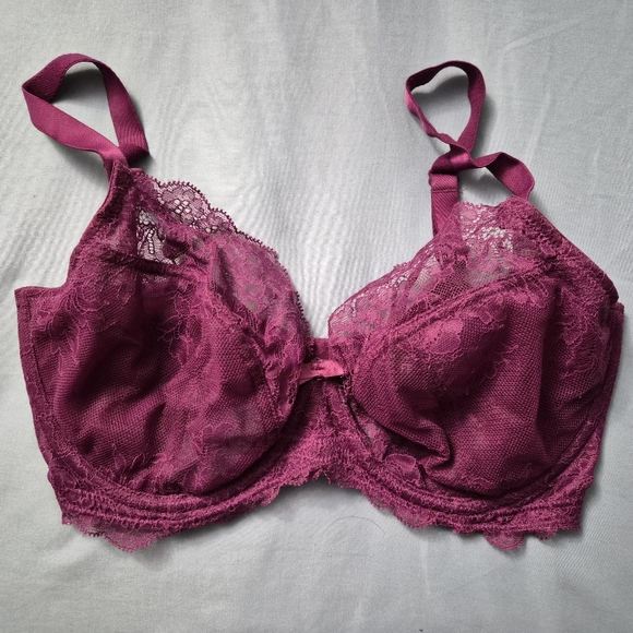 Panache | Intimates & Sleepwear | Panache Ana Plunge Bra 32ff Damson ...